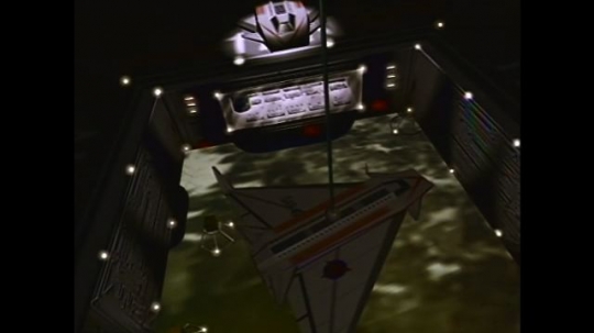 UNITED STATES: 1990s: space shuttle model in wind tunnel test ...