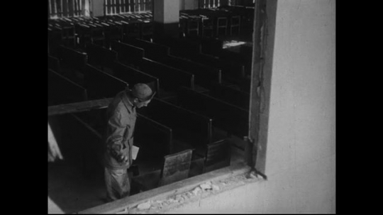 JAPAN 1940s: A look at the damages inside the Red Cross Hospital which ...