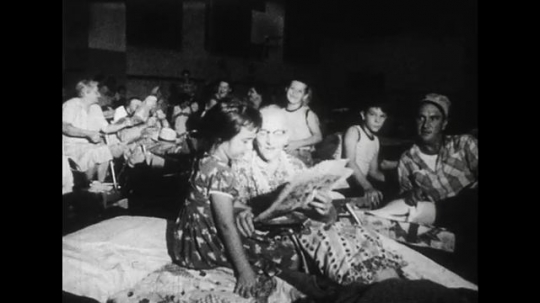 ALASKA 1960s: In a homeless shelter, children are tended to by their ...