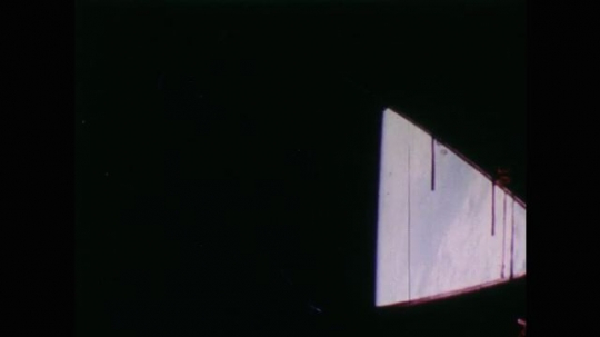 View of Planet Earth from Window of Space Capsule. Light Streaming ...