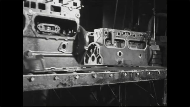 1950s: Assembly line. – Archival Footage