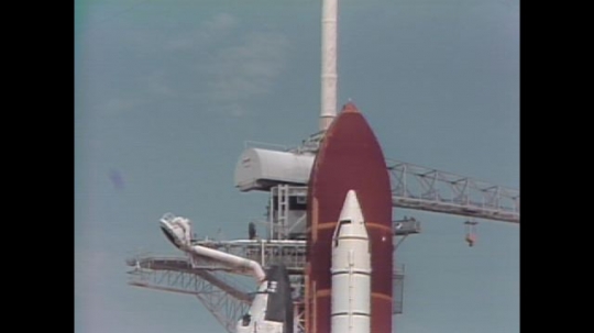 UNITED STATES: 1990s: space shuttle launches from ground. – Archival ...