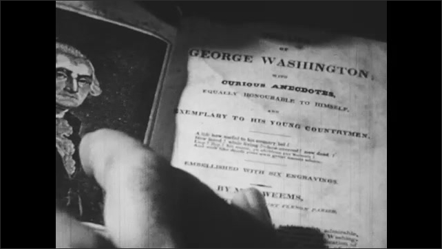 1950s: UNITED STATES: Holy Bible pages. Aesop’s Fables book. Life of ...