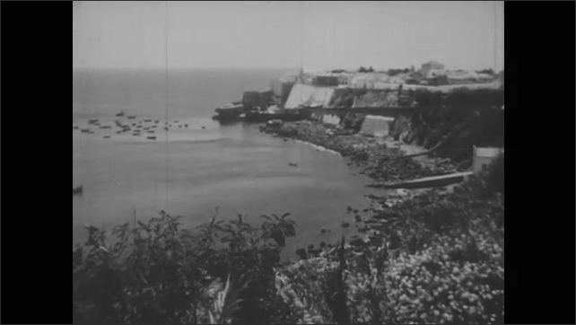 1950s: EUROPE: map shows Spain and Portugal. Seaport town of Sines on ...
