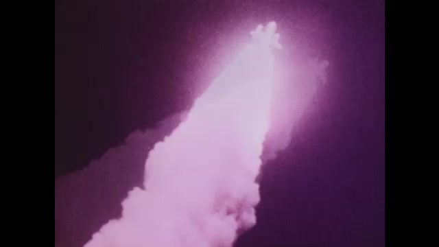 UNITED STATES 1980s: Space Shuttle Challenger in Flight – Archival Footage