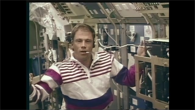 1990s: Inside space shuttle, man suddenly materializes and begins ...