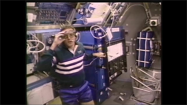 1990s: Inside space shuttle, man suddenly materializes and begins ...