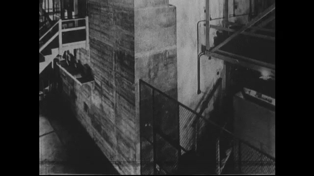 UNITED STATES 1940s-1950s : Three scientists in a nuclear laboratory ...