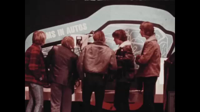 1970s: Kids looking at various exhibits in the science museum ...