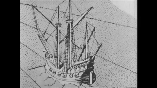 1940s: Scale model of Jamestown. Statue of Captain John Smith ...