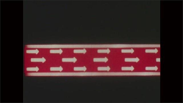 1950s: UNITED STATES: laminar and tubular flow of liquids. Dye moves ...