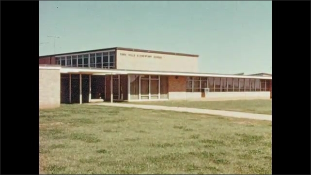 1950s: School buildings. – Archival Footage