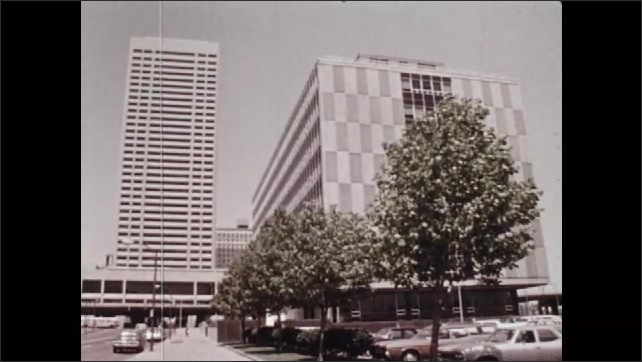 1970s: Buildings. City streets. Building is labelled “BUFFALO AND ERIE ...