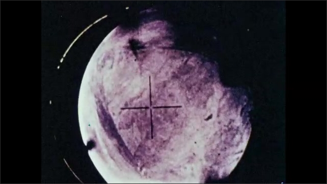 1960s: Spherical view of planet Earth from space, planet Earth rotates ...