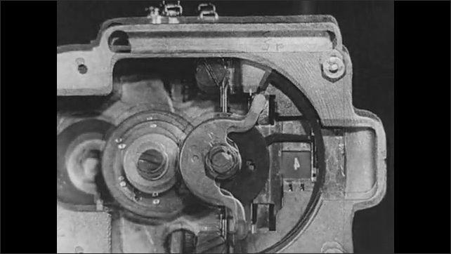 1930s: Shutter blade is removed to show what is happening behind ...