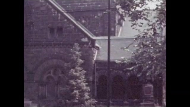 1950s: Church. Sign. Caption reads “The Shadyside Presbyterian Church ...