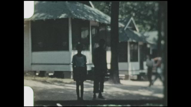 1940s: UNITED STATES: summer camp huts. Green Pastures Camp. – Archival ...
