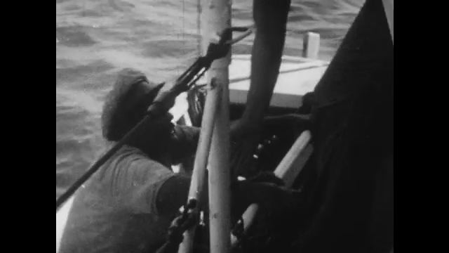 1960S: men help Cuban refugees on board ship. Map of Cuba and America ...
