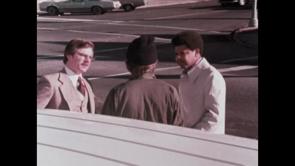 1980s: Police officers during target practice. Police academy ...