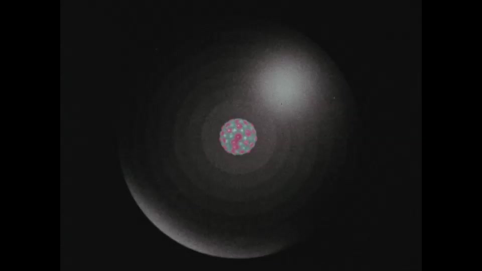 1970s: Animation of a uranium nucleus deforming and twisting. Nucleus ...