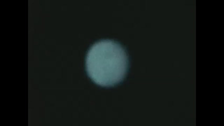 1980s: Image of Venus through thick clouds. Map of surface. Light ...