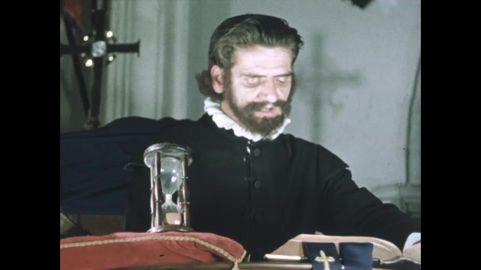 1960s: Priest at the altar reading a passage from the bible. – Archival ...