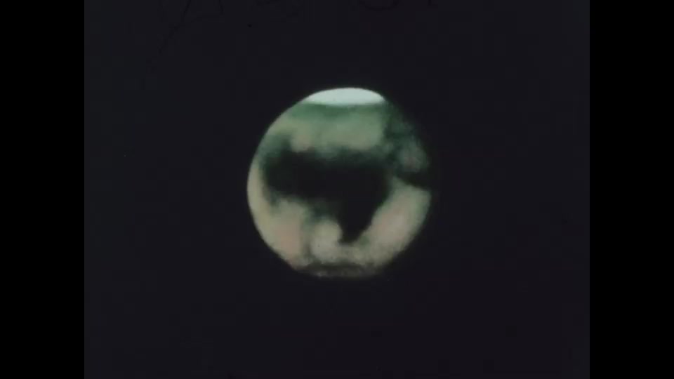 1960s: Arrows point at circle. – Archival Footage