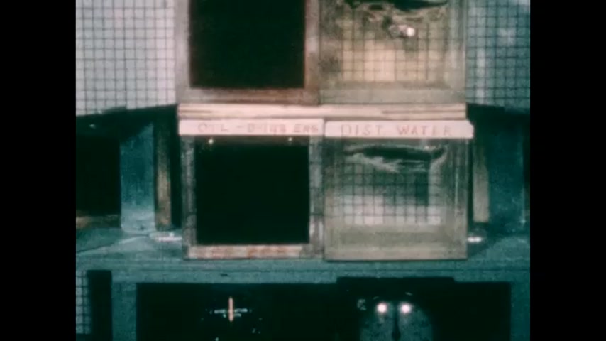 1960s: Clean and dirty water bubbles and floats in zero-gravity tanks ...