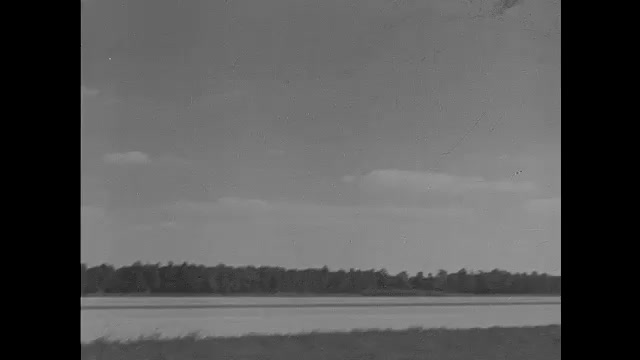 1940s: Two fighter jets takeoff from runway. Two fighter jets takeoff ...