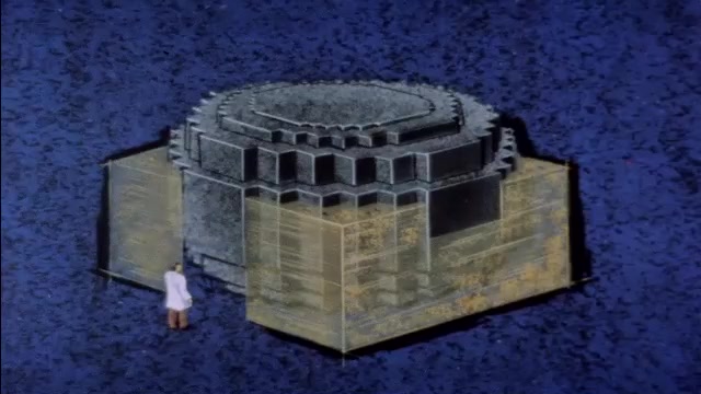 1960s: depiction of balloon surrounding graphite structure enclosing ...