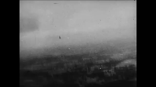 1940s: flak exploding in sky and hitting planes – Archival Footage