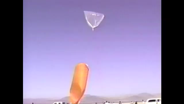 1990s: UNITED STATES: Testing of Mars mission balloon in Californian ...