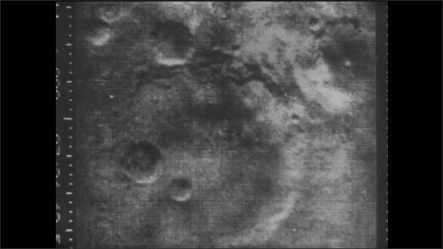 1960s: UNITED STATES: Martian canals on Mars. Images of surface of Mars ...