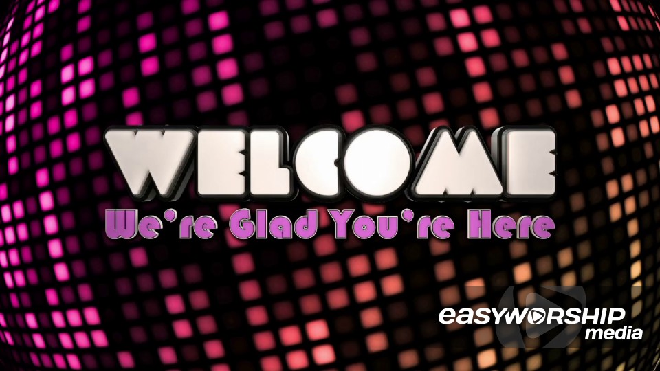 LED Welcome Animated by Life Scribe Media - EasyWorship Media